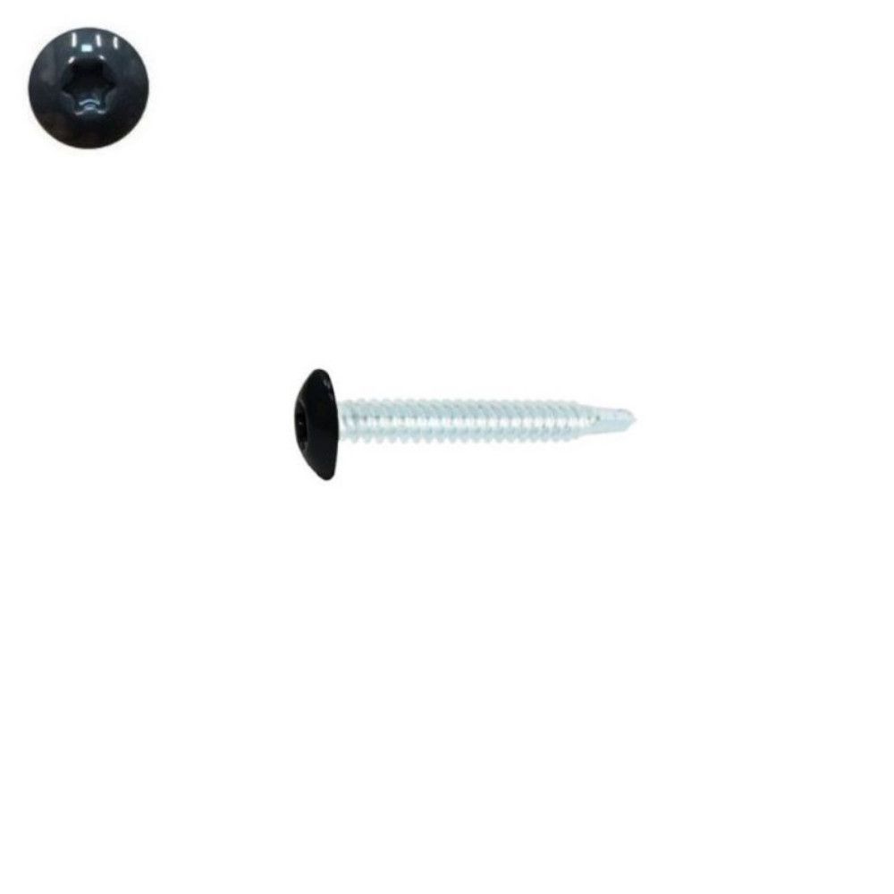 Vis penture autoperceuses 4,8x25 mm RAL 7016 gris anthracite zinguées ...