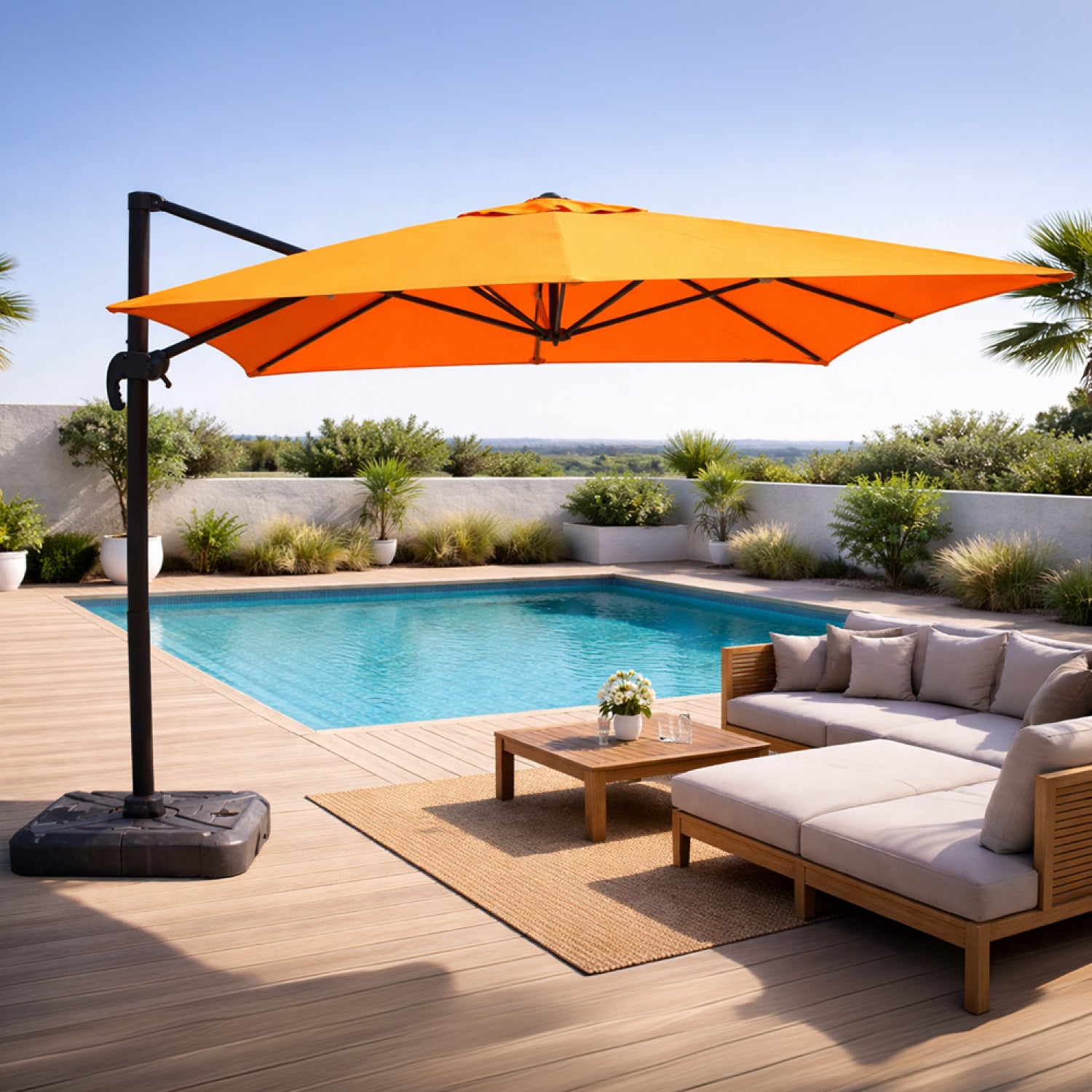 Parasol Rectangulaire 3x4m