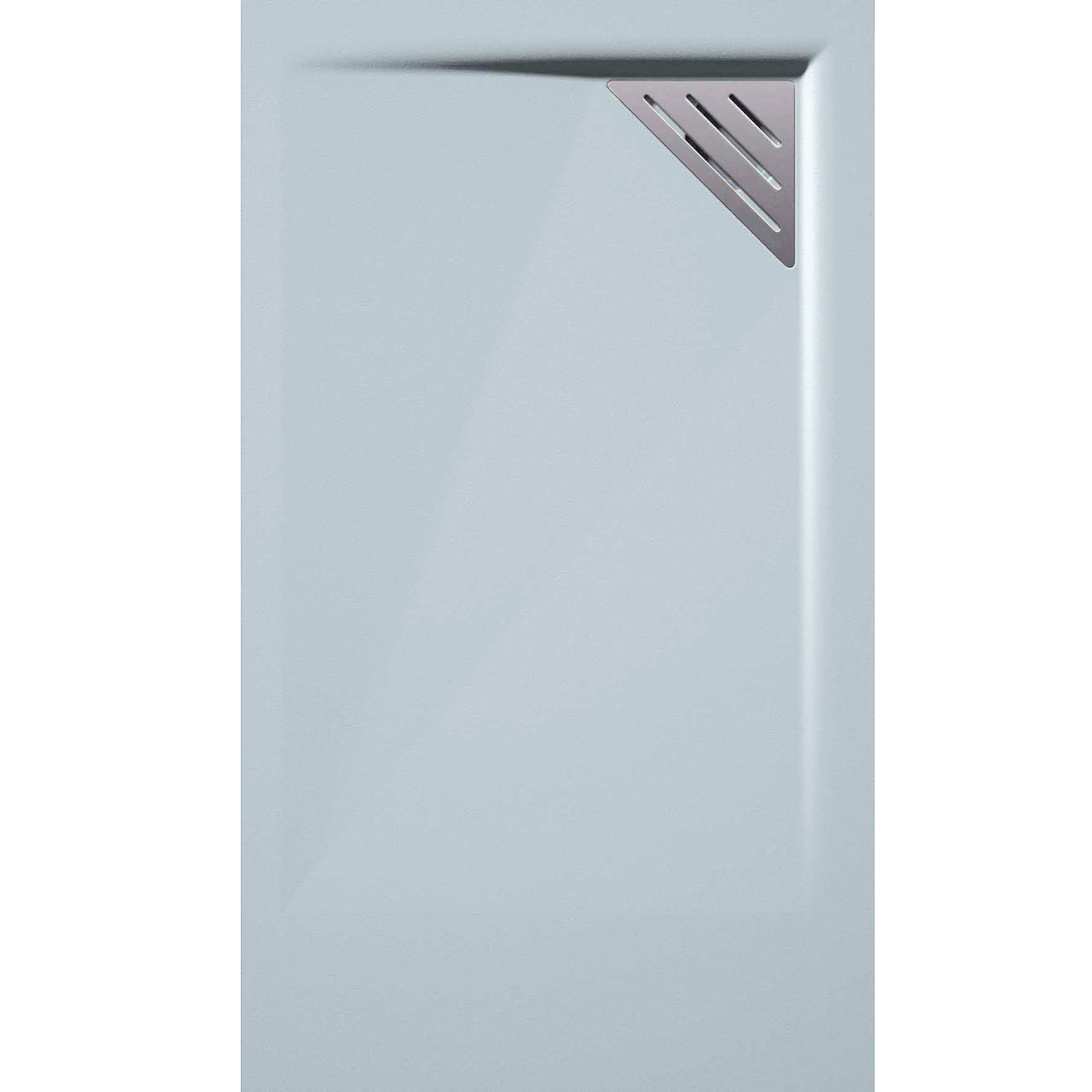 Receveur de douche 90x180 cm extra plat TRINITY gris cendre en résine ...