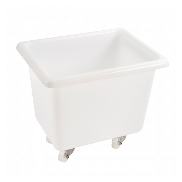 Bac grand volume 100 L - 2 roues fixes, 2 pivotantes avec freins ...