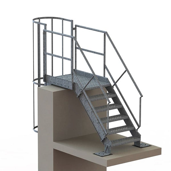 Scale industriali acciaio 16 gradini - Altezza da superare 3.20m ...