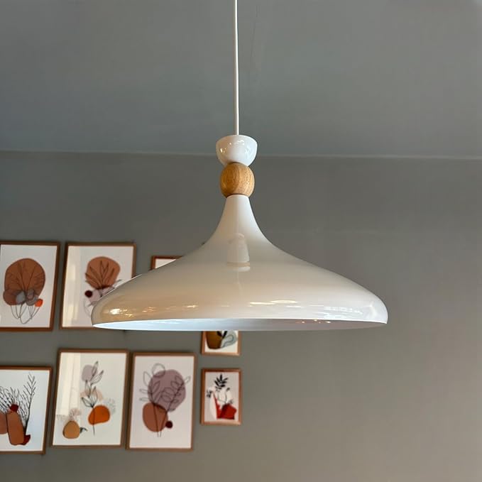 Bamyum Champion Lustre Suspendu Simple en Forme de Chapeau en Bois ...