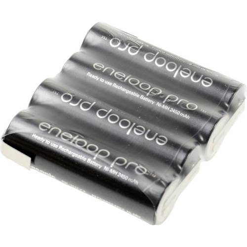Pack de piles rechargeables 4x LR6 (AA) NiMH Panasonic 134282 4.8 V ...