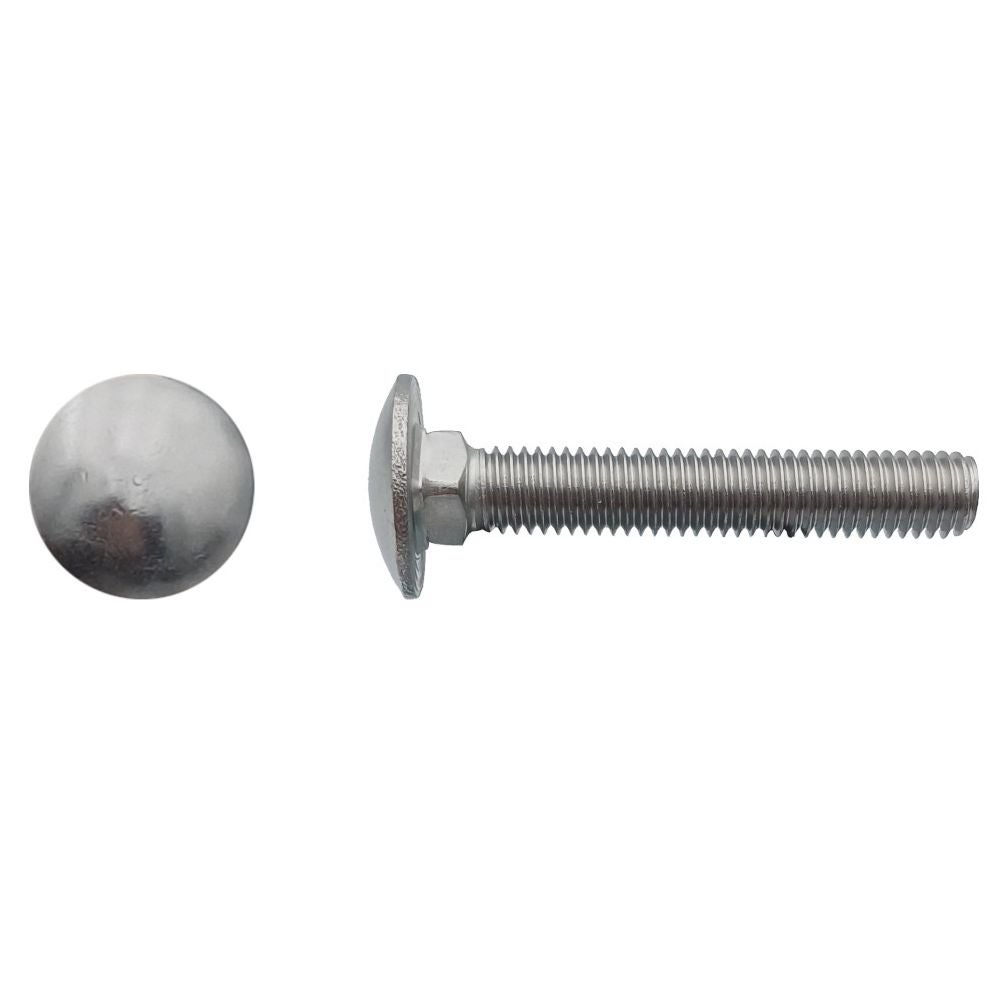 200 Vis Tête Ronde Collet Carré TRCC 6 x 20 mm - DIN 603 - Inox A2 - D ...