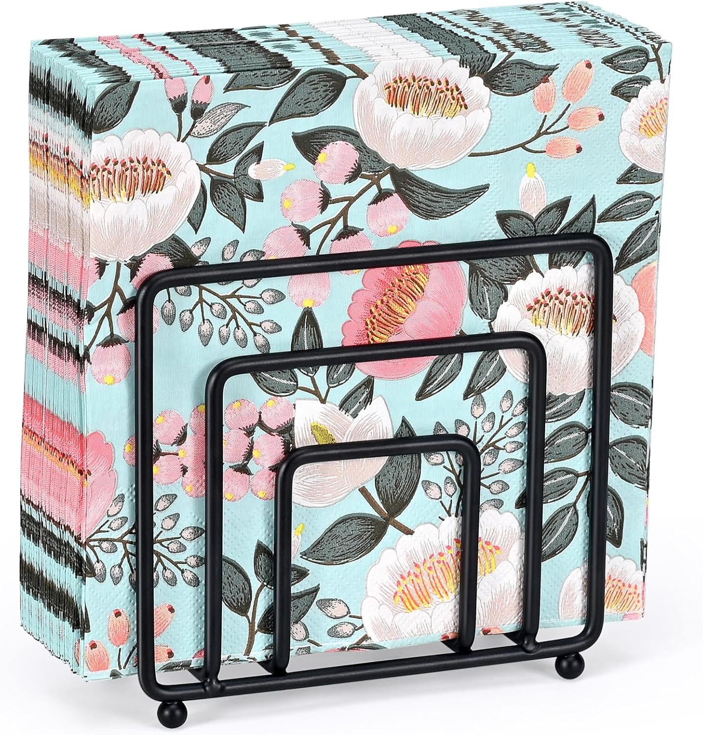 Porte Serviette De Table En Métal Noir, Porte Serviette Papier, Napkin ...