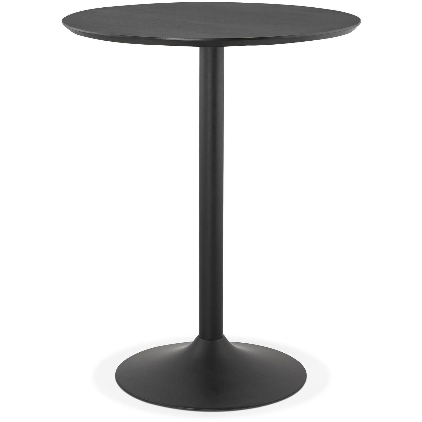 Table haute bar design pincho 90 x 90 x 54 cm Noir | Leroy Merlin