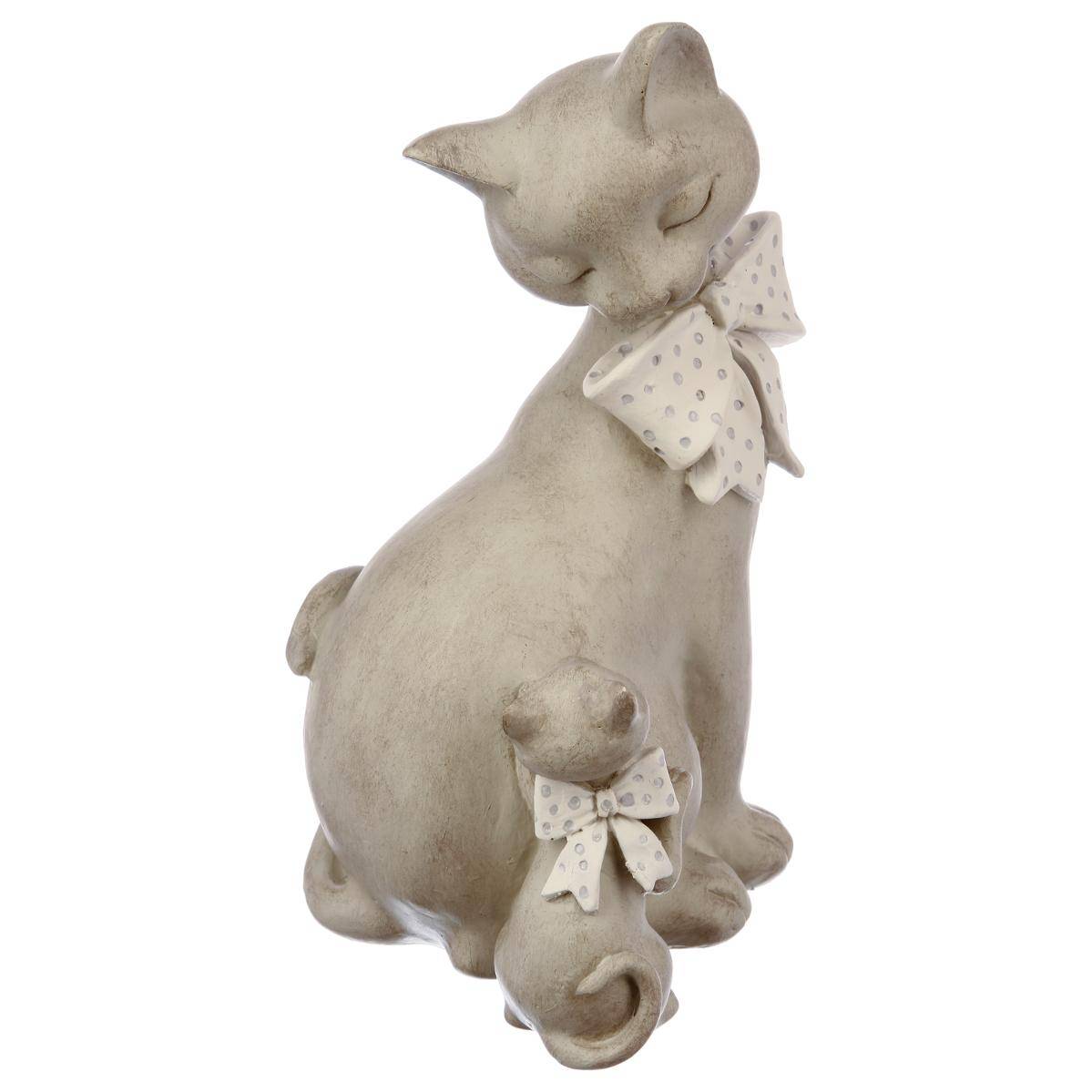 Statuette "couple Chats" H26cm Multicolore - Atmosphera Créateur d ...