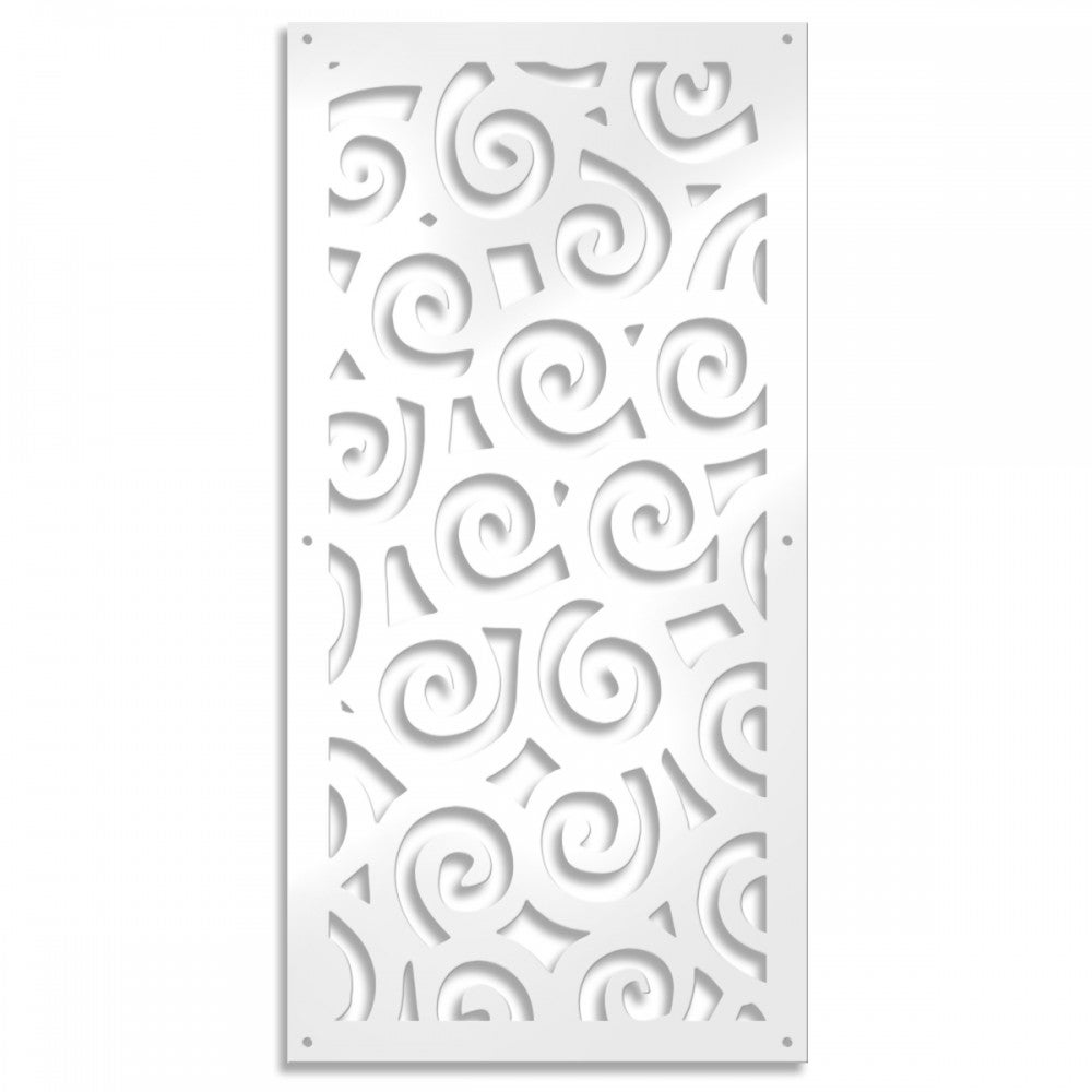 RICCI - Panel de PVC perforado - Parasol blanco de 73x148 cm - espesor ...
