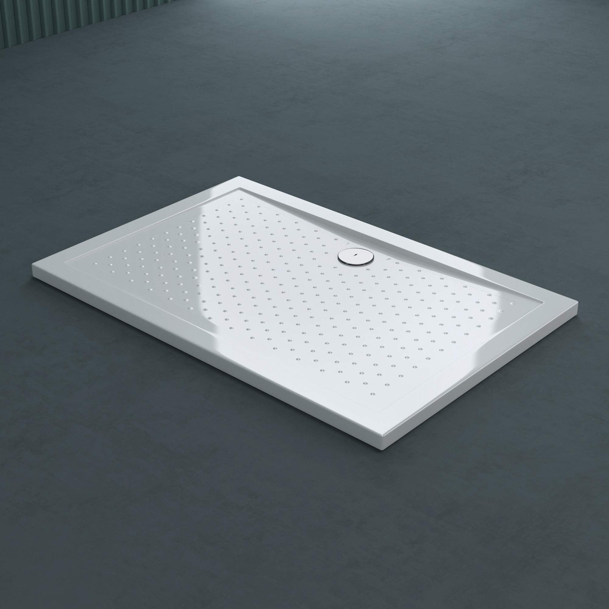 Doporro Bac à douche 75x90 receveur de douche antiglisse rectangulaire ...