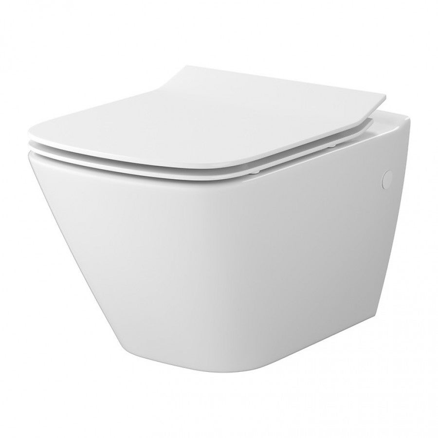Cuvette suspendue sans bride MESTO SQUARE Blanc | Leroy Merlin