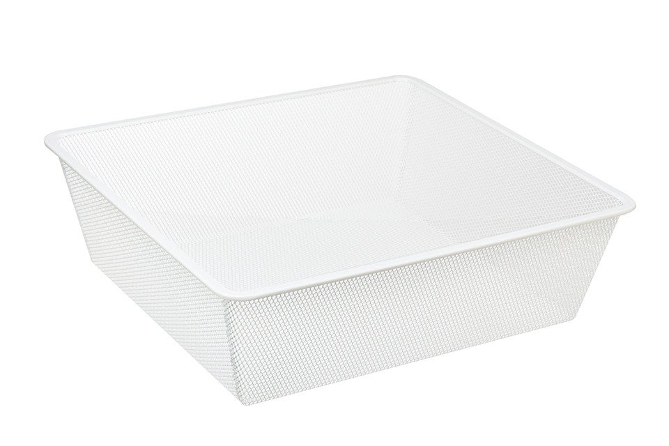 Panier en maille Blanc ou Anthracite - Blanc Coulisse à glissière 400 ...