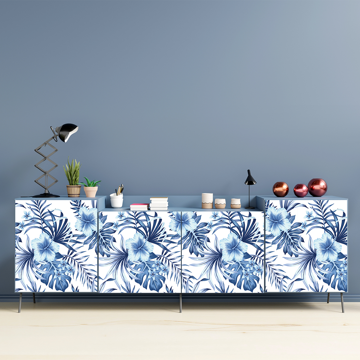 Sticker meuble tropical Palakorn 60 x 90 cm | Leroy Merlin