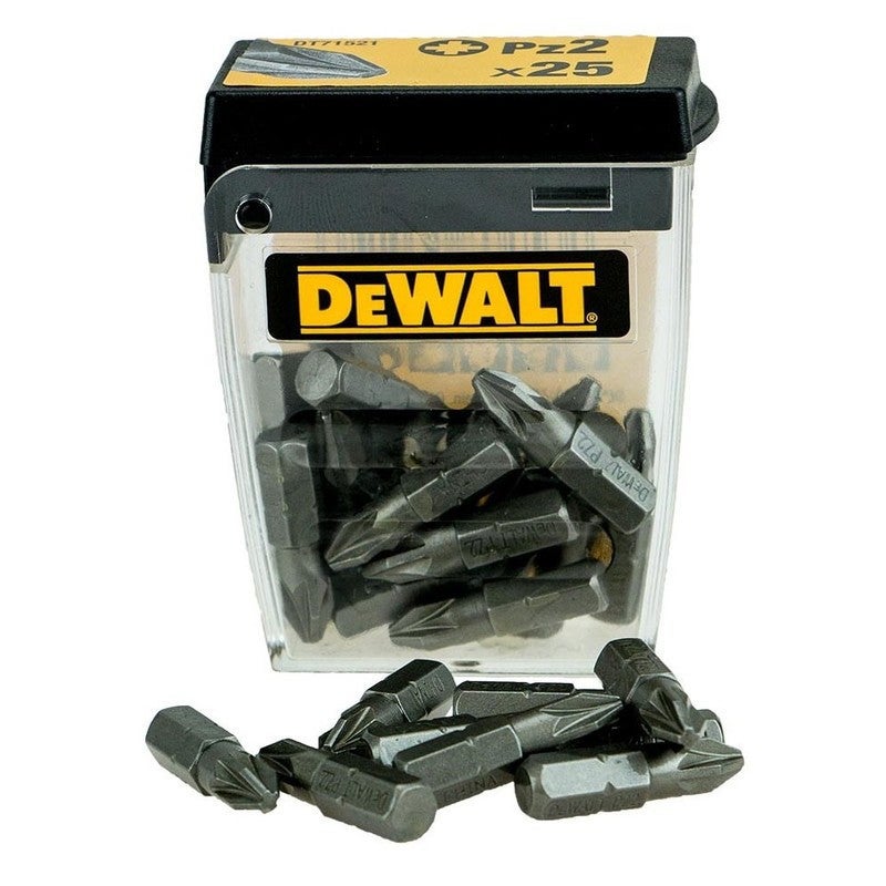 Embouts pour visseuse POZIDRIV Pz2 25 pièces - DEWALT DT71521 | Leroy ...