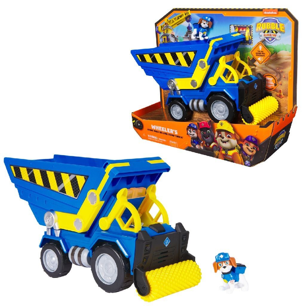 Paw Patrol Rubble and Crew Vuilniswagen + Licht en Geluid | Leroy Merlin