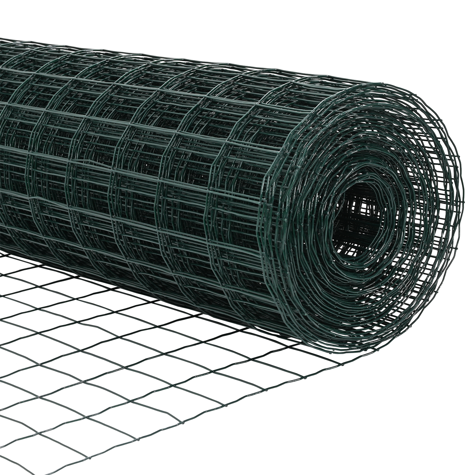 Valla con Poste Verde 1,6 x 10 m Acero y PVC vidaXL | Leroy Merlin