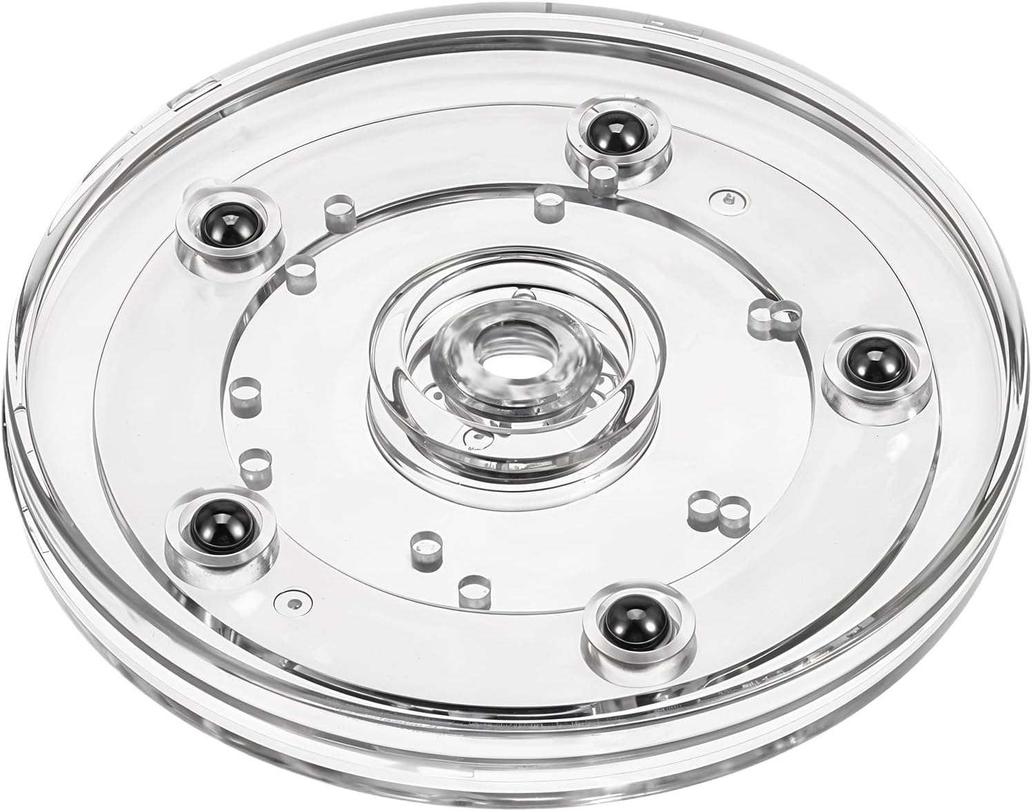 Plateau tournant en acrylique de 10 cm - Petit Lazy Susan - Mini ...
