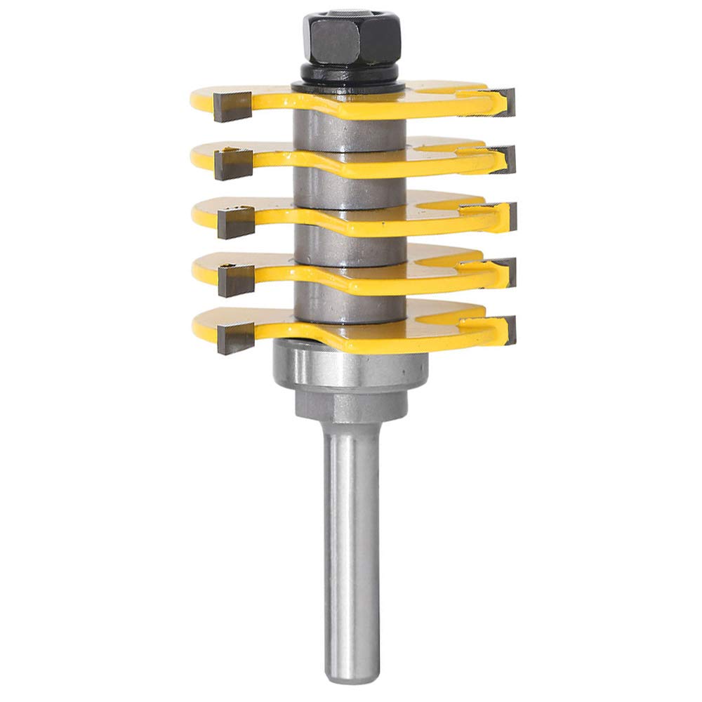 8mm Queue Professionnel Routeur de Joint de Doigt Bit -5 Lames ...