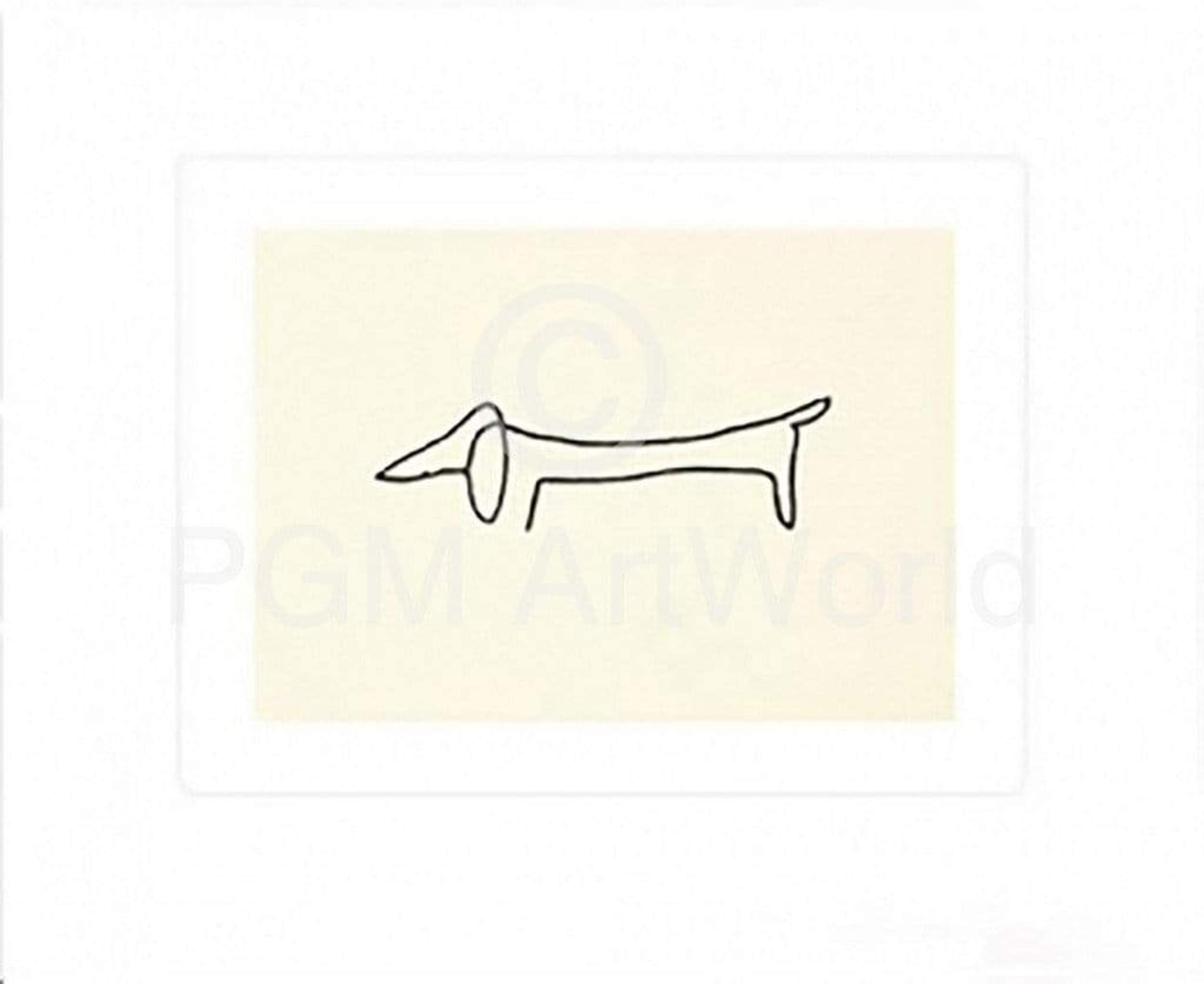 Affiche Art Pablo Picasso - Le Chien 60x50cm | Leroy Merlin