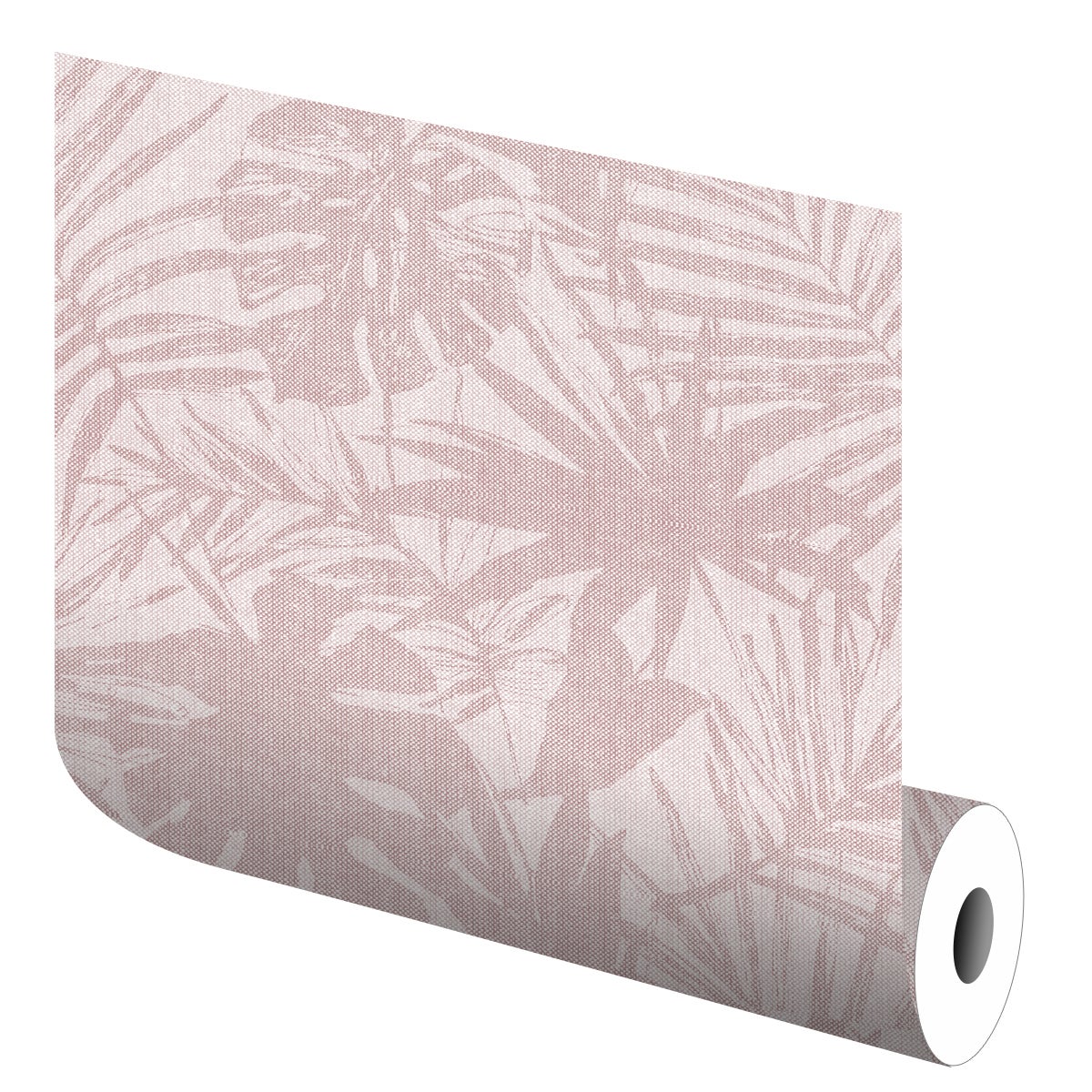 Papel pintado Hojas rojo sepia 65x300 cm | Leroy Merlin