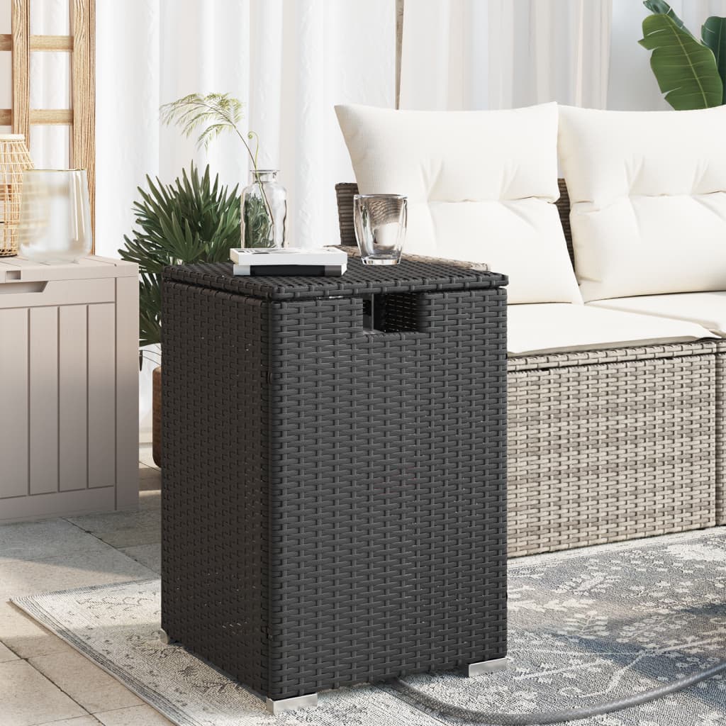 Table de couverture de bouteille de propane noir 40x40x60 cm | Leroy Merlin