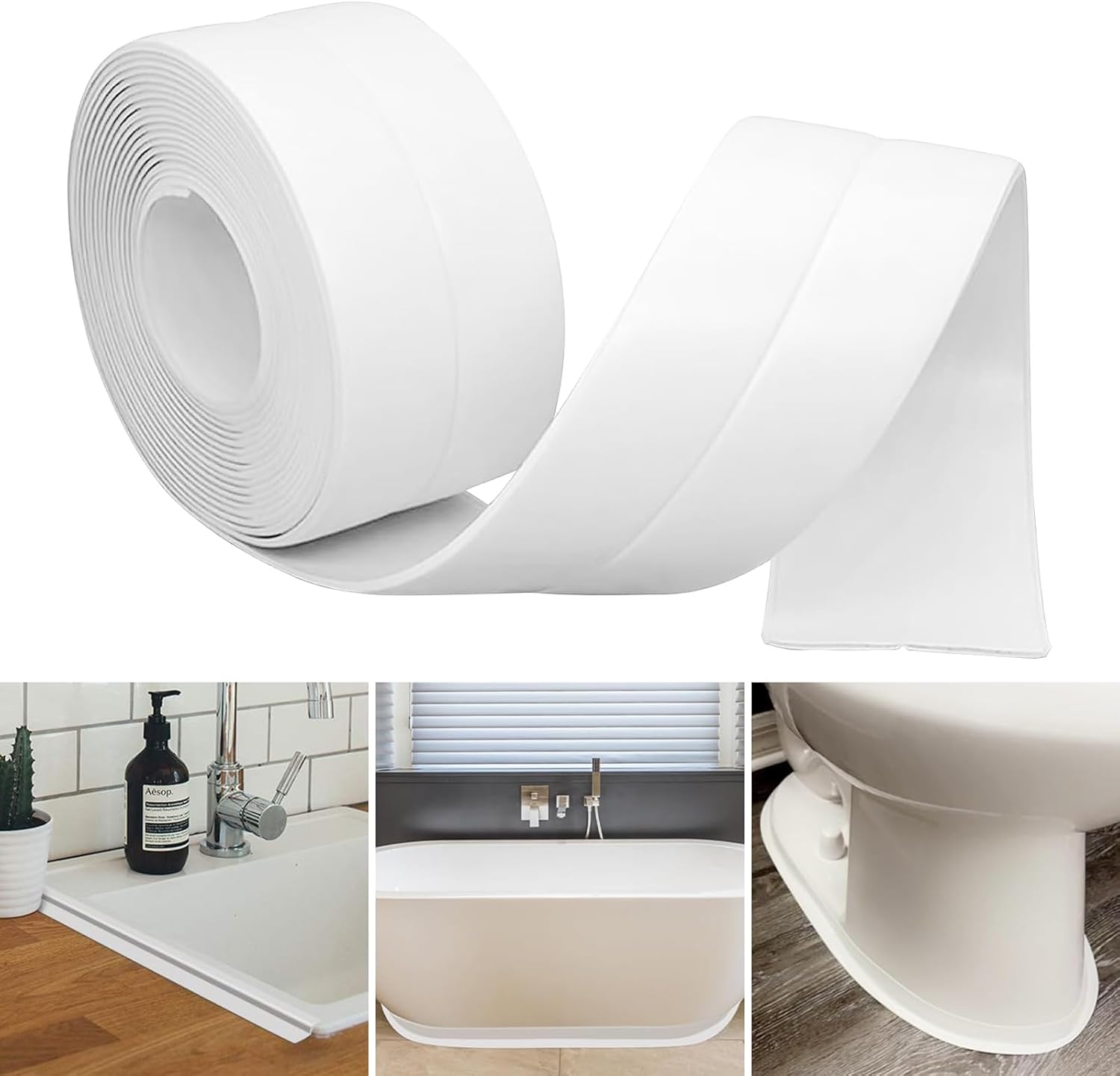 Plinthe Souple Autoadhésive 38mm x 5m, Plainte Adhesive PVC, Plinthe ...