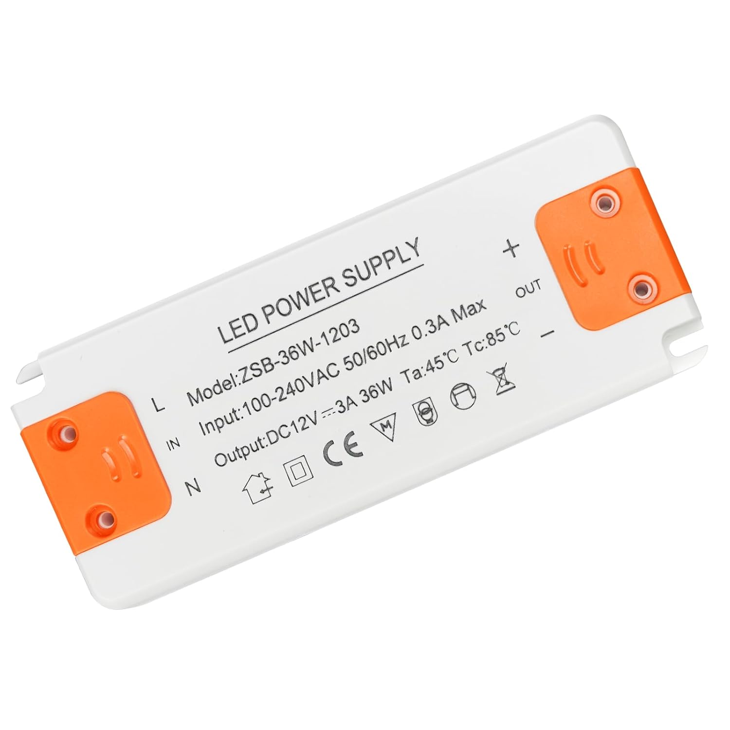 Transformateur 220V 12V - Transformateur Led Driver, 36W 3A ...