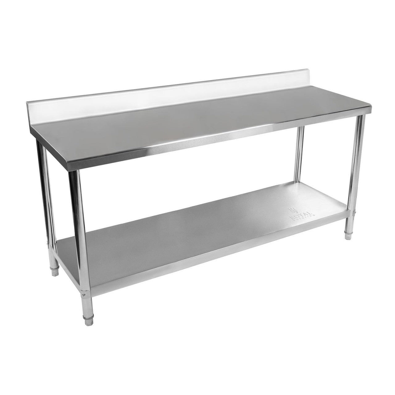 Table de travail cuisine professionnelle acier inox 200 x 60 cm avec ...