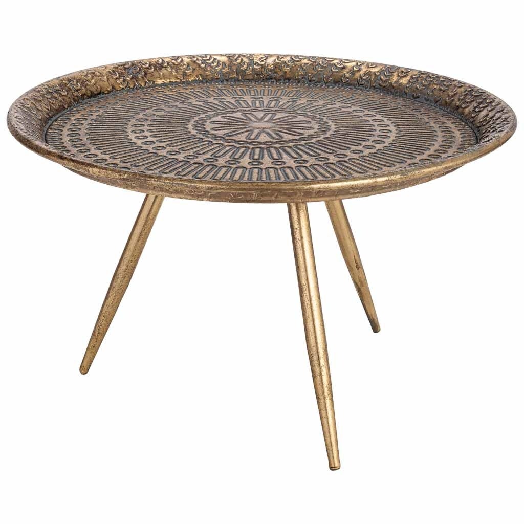 Centre de table en métal doré 48x48x28 cm (h) | Leroy Merlin