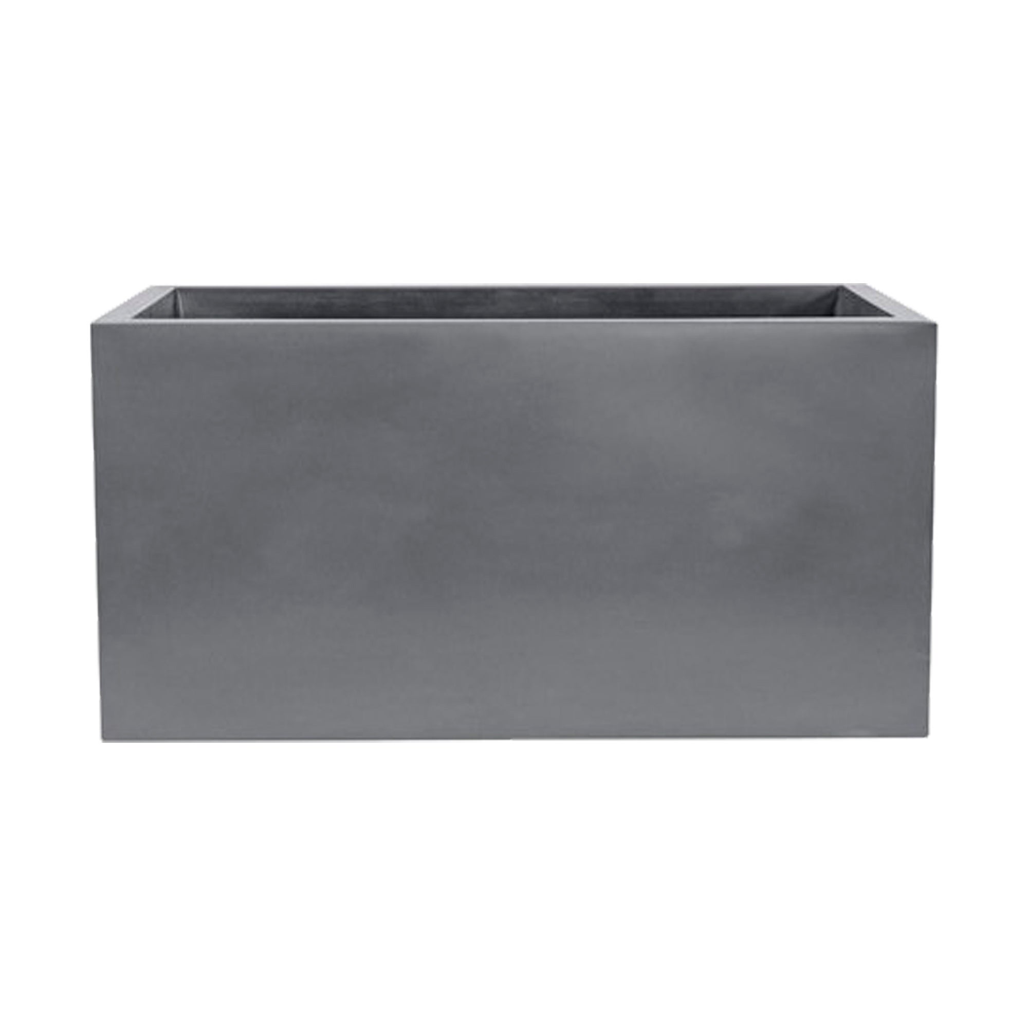 Wellhome Jardinera RODRI I 60x20cm polietileno cemento | Leroy Merlin