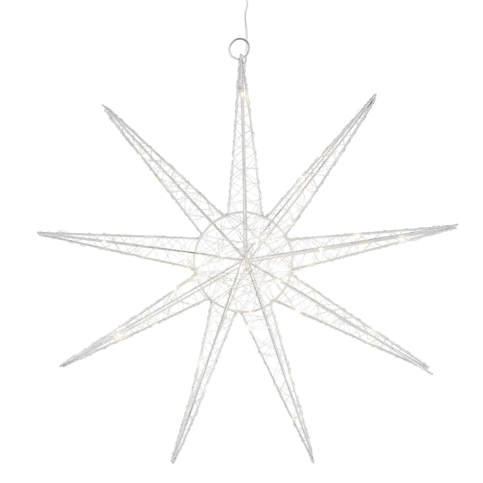 LED Estrella Estrella de Navidad Decoración Temporizador Luz Estrella ...