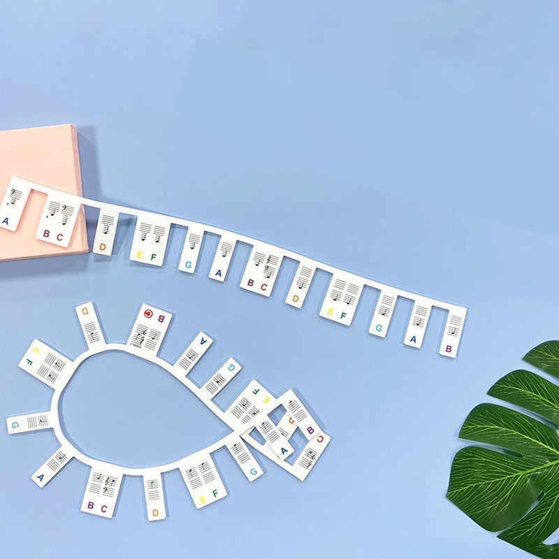Étiquettes amovibles en silicone pour notes de piano, réutilisables (61 ...