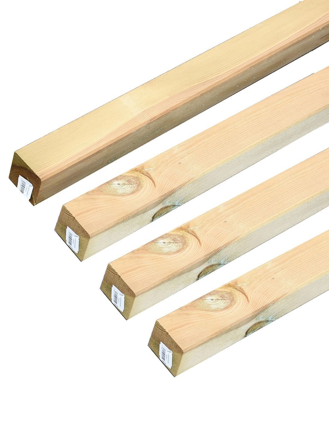 Faura - Poste de madera cuadrado | 7x7x300 cm. (autotag_color) | Leroy ...