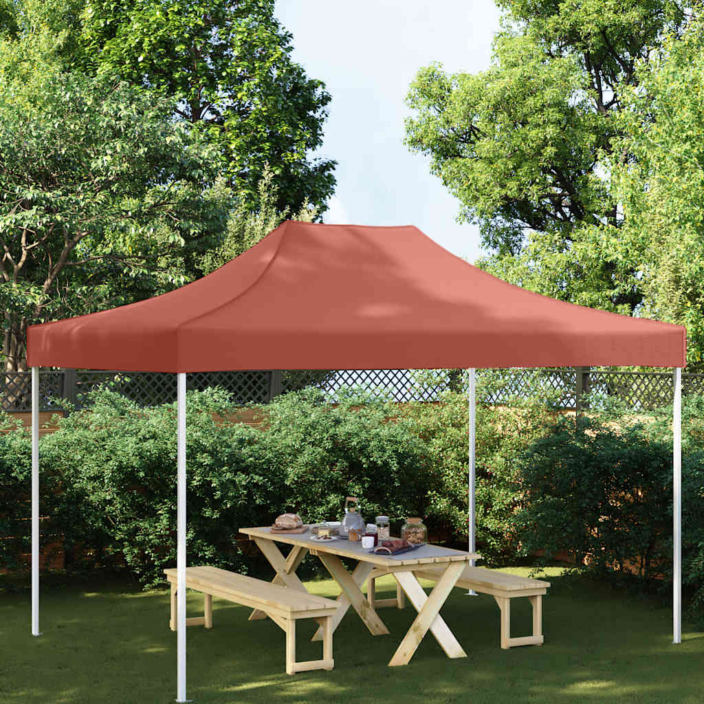 VidaXL Toit de tente de réception 4x3 m Terre cuite 270 g/m² | Leroy Merlin