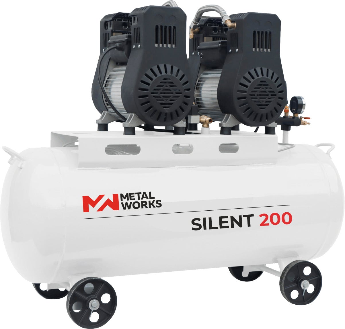 COMPRESOR SILENT 200 - SIN ACEITE 200l. | Leroy Merlin
