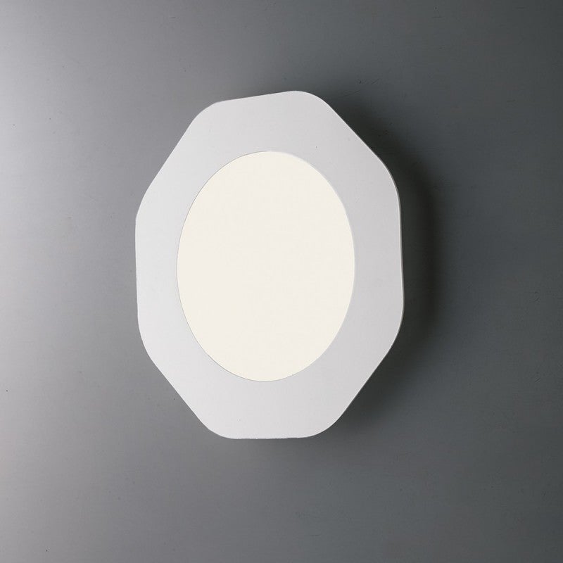 Plafón octogonal blanco con LED integrado 39x h5 cm | Leroy Merlin