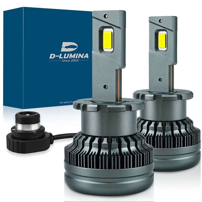 Kit Full Led Ultra Mini D2S D2R 70W 6000K 13000 Lumen 4 Volte Piu ...