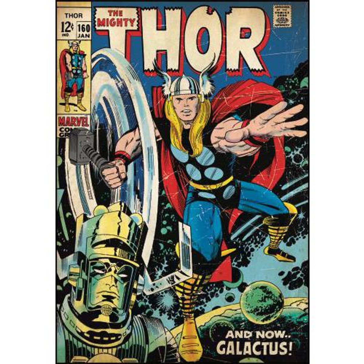 Stickers repositionnables géants Thor, Marvel Comic Book 61x87 | Leroy ...