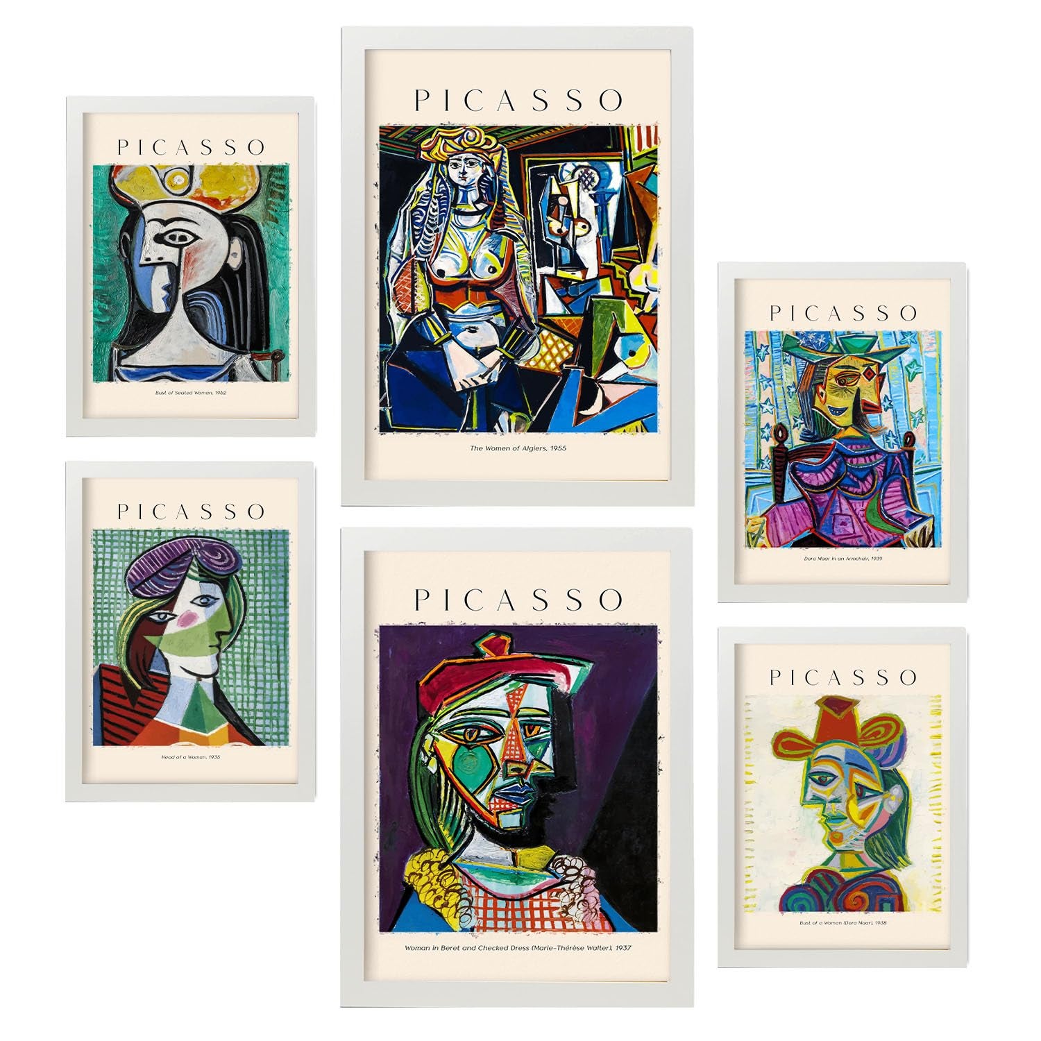 Nacnic Lámina Poster Set 6 De Picasso Colección De Obras De Arte ...