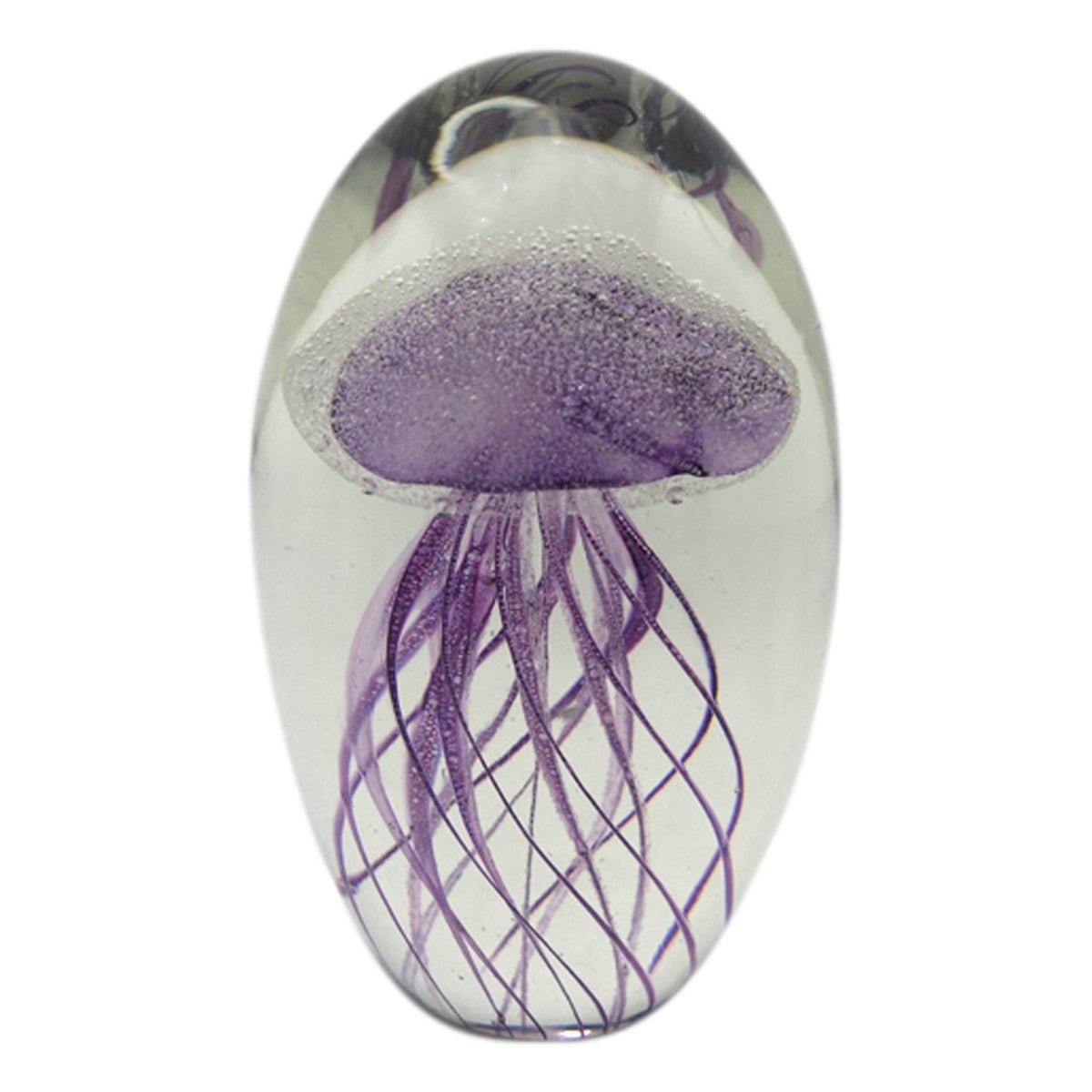 By SIGRIS Pisapapel Medusa Lila de Cristal Vidrio 11X7X7cm Pisapapel ...