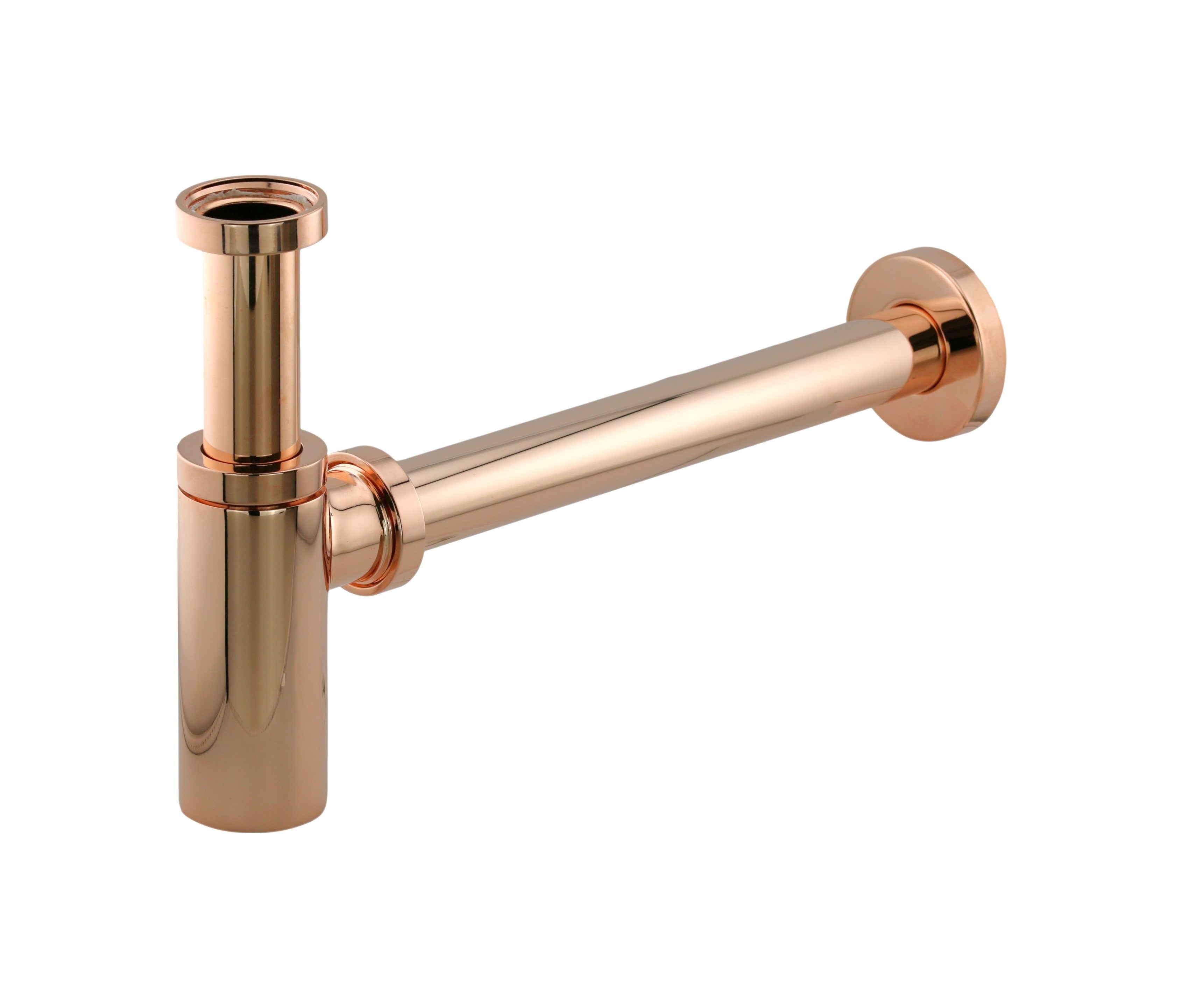 Sifone arredo in colore oro rosa universale Gattoni Rubinetteria 0160 ...