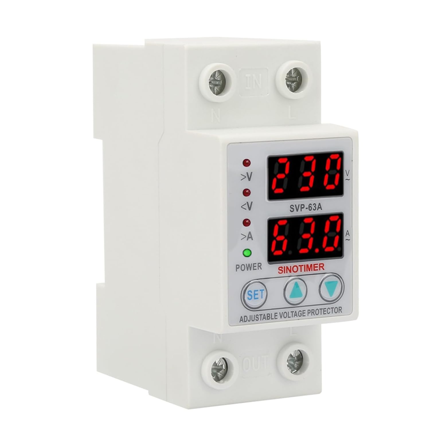 AC230V 63A Protecteur de Courant Tension Dispositif de Protection ...