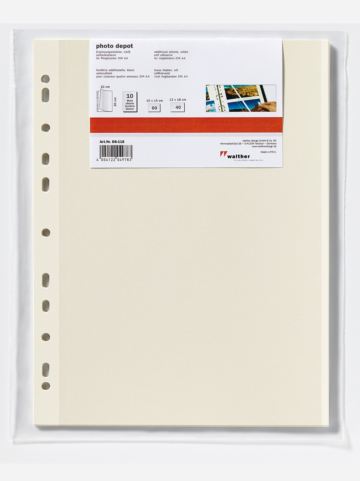 Hojas suplementarias, 10 unid. autocl. | Leroy Merlin