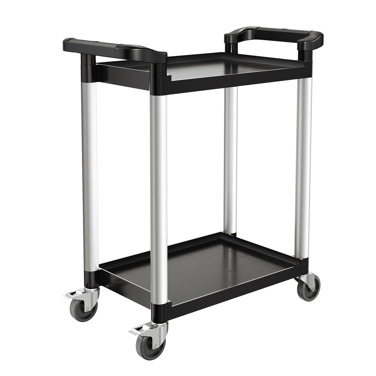 Chariot multi-usages plastique,capacité SucceBuy 136 kg,2 niveaux ...