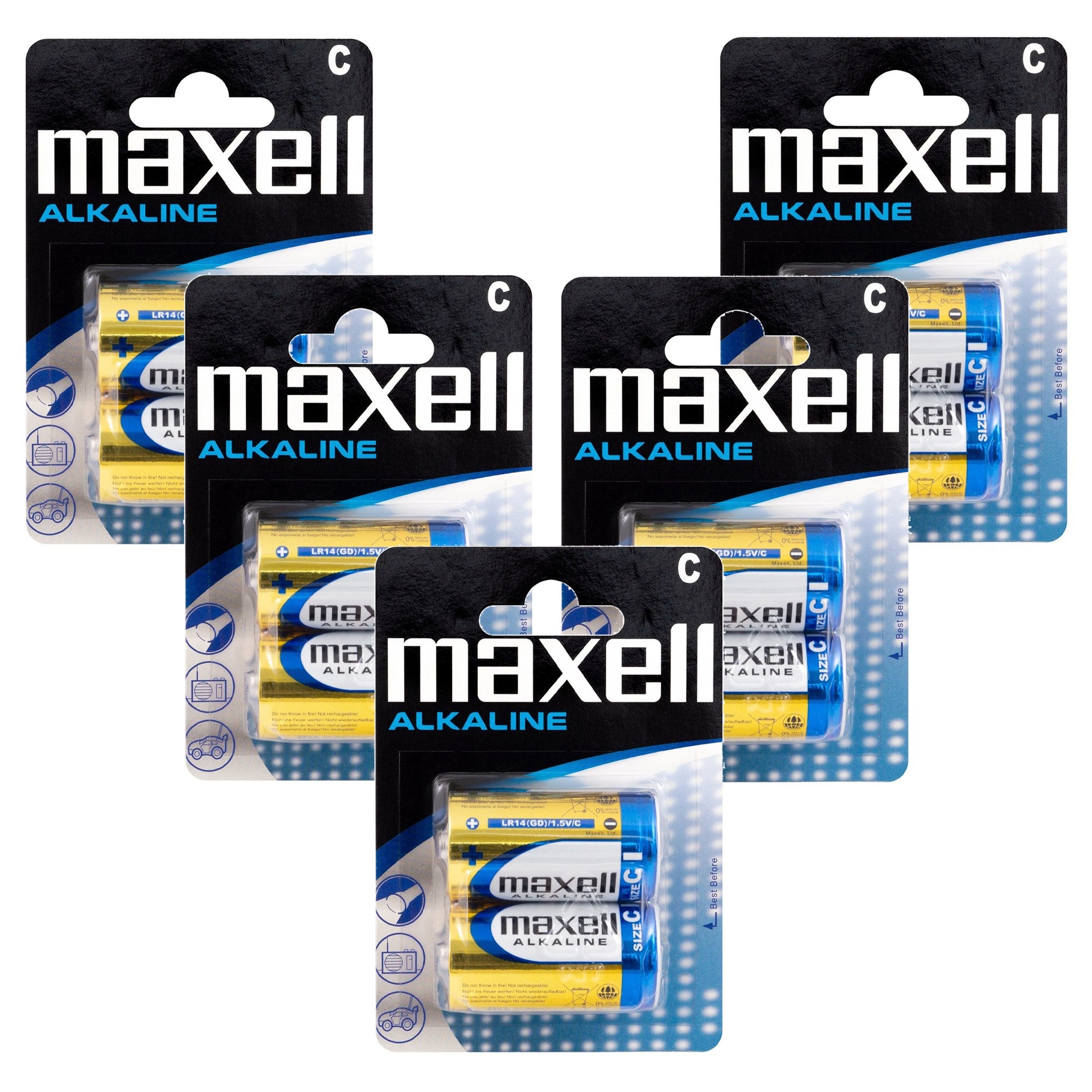 Maxell 10 piles LR14 type C alcalines 1,5v | Leroy Merlin