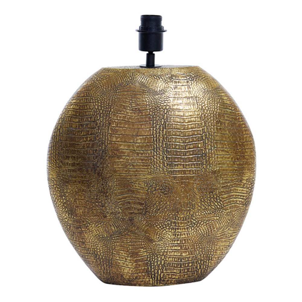 Light & Living - lámpara de mesa - Skeld - bronce - plástico ...