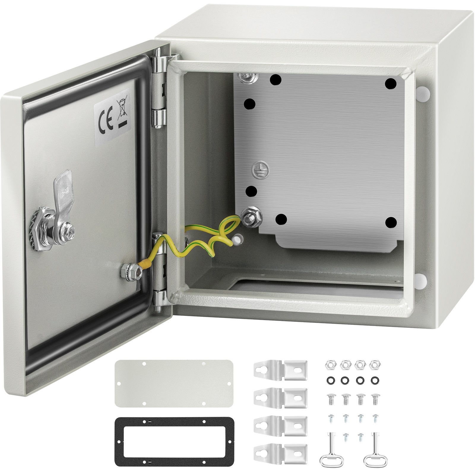 Boîtier en acier au carbone NEMA,VEVOR 20x20x15 cm,coffret armoire ...
