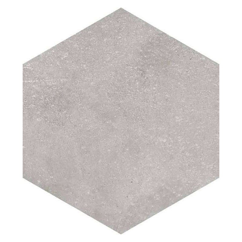 Carrelage sol / mur hexagonal effet béton gris RIFT HEXAGONO CEMENTO ...