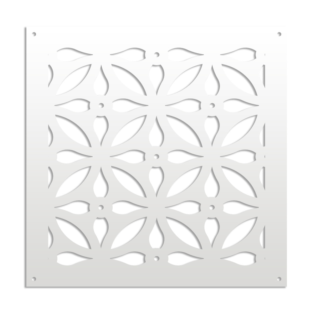 TELLY - Panel de PVC Perforado - Parasol - medida 98x98 cm - espesor 1 ...