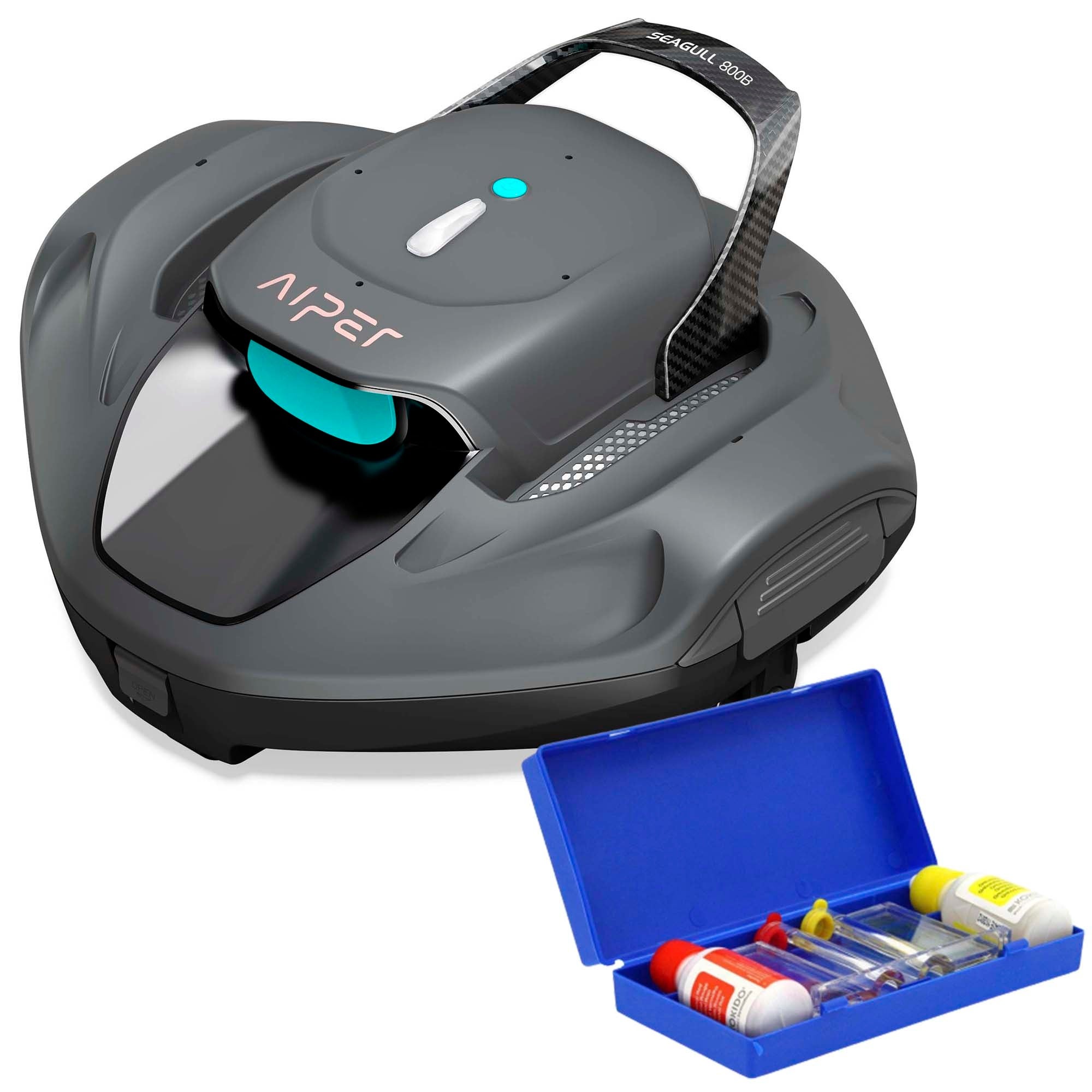 AIPER Robot piscine - SEAGULL 800b avec KIT d'analyse de liquide ...