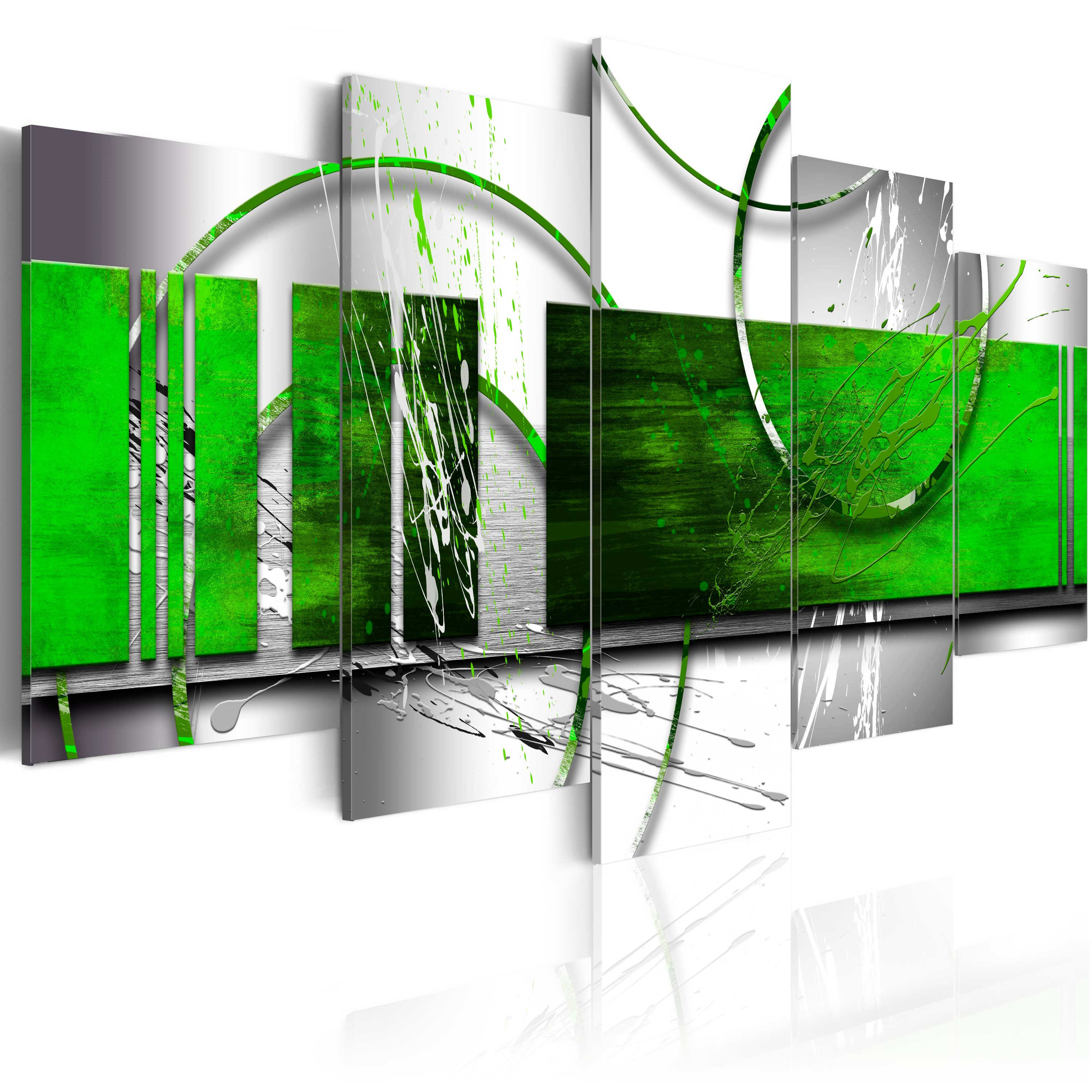 Tableau Emphasis: malachite theme - L 100 x H 50 cm | Leroy Merlin